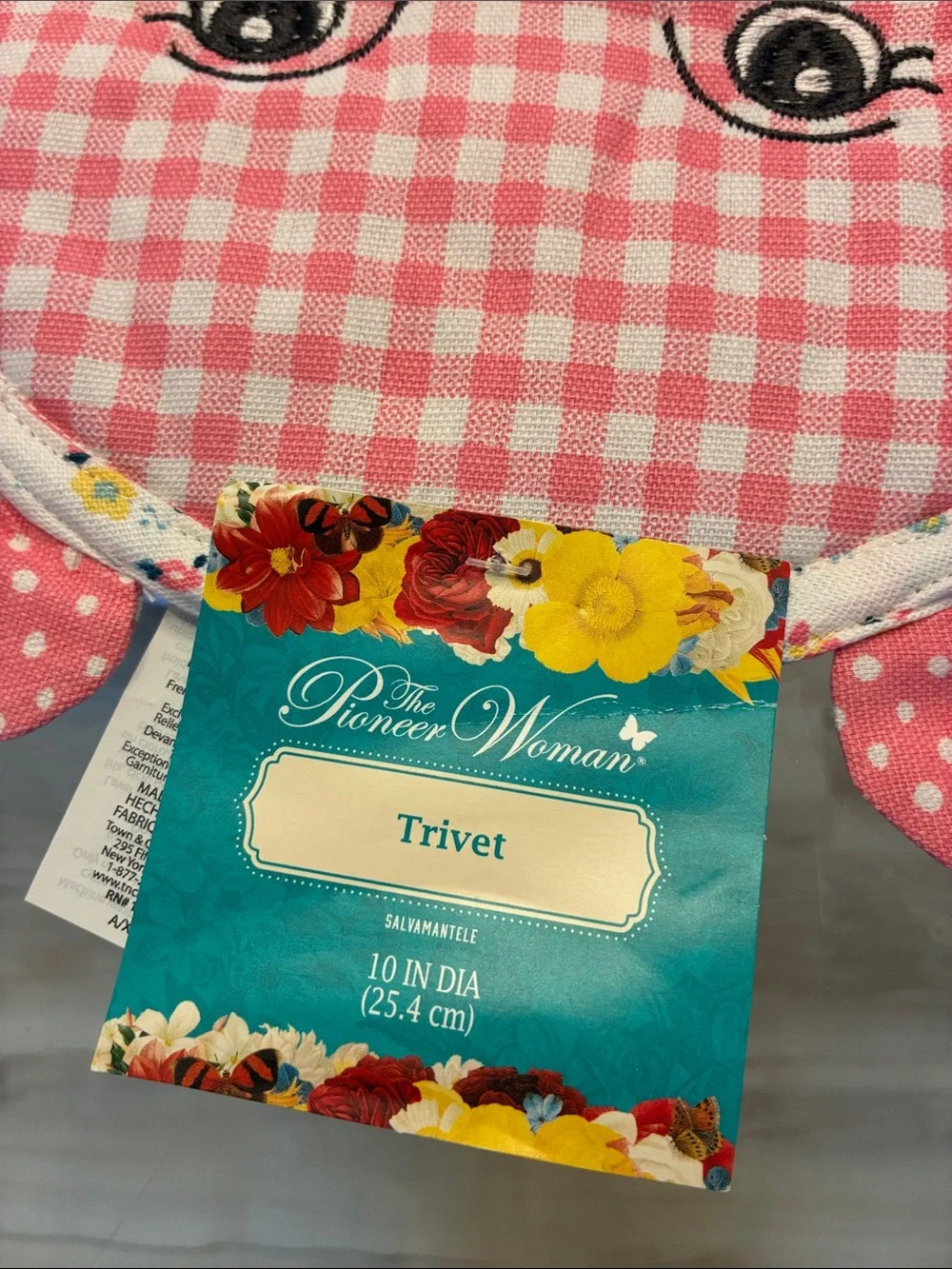 The Pioneer Woman | Kitchen | The Pioneer Woman Pink Gingham Pig Oven ...